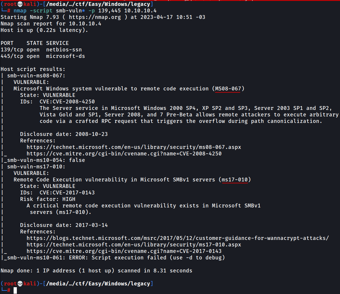 Hack the Box – Legacy Writeup (Sem uso do Metasploit)