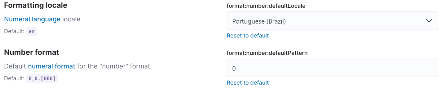 Formatando visualização de números no Kibana - Remover vírgula Formatando visualização de números no Kibana - Remover vírgula