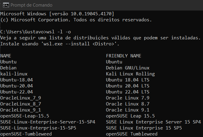Como instalar o Linux no Windows com WSL